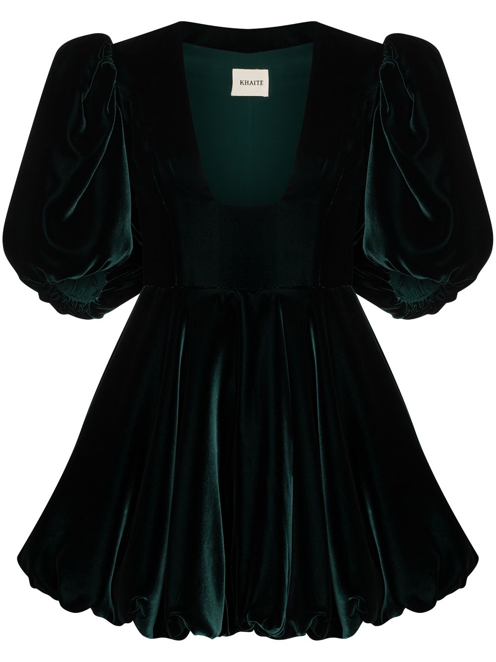 Khaite Leona Velvet Mini Dress In Green - 73% Off | Editorialist Khaite Leona Velvet Mini Dress In Green - 73% Off | Editorialist