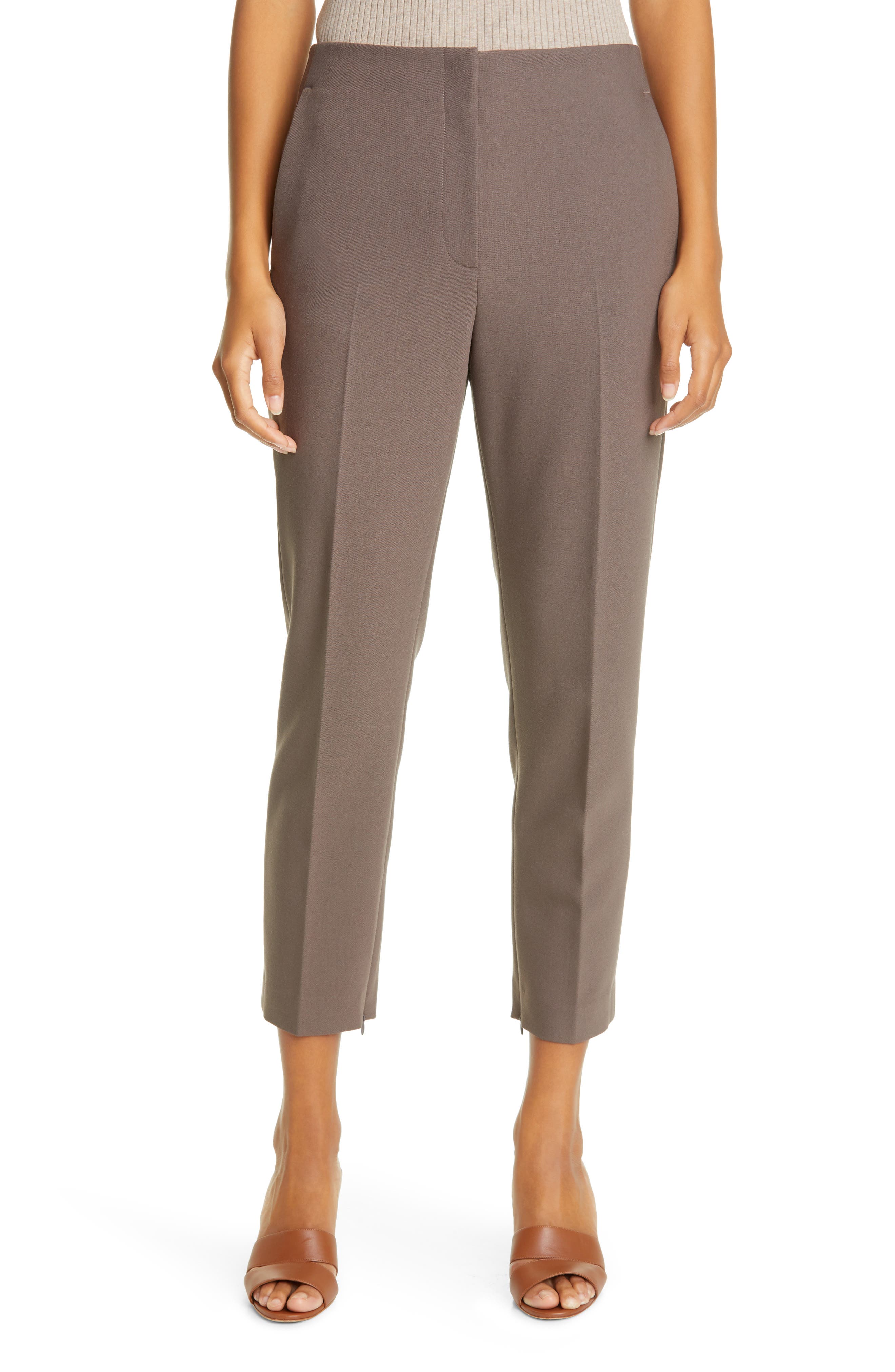 Women's Cropped Cigarette Pants 