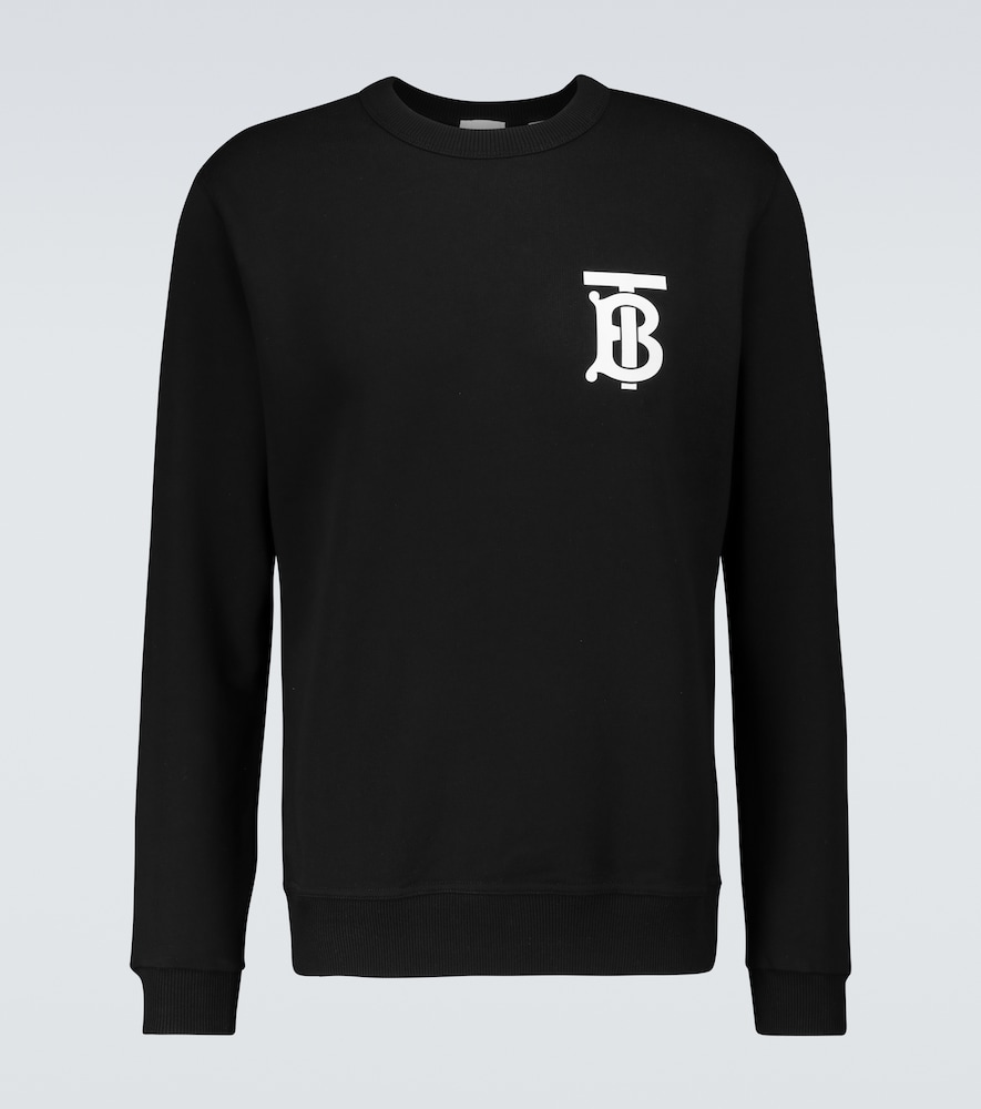 Burberry Dryden Tb Logo Sweatshirt - Black | Editorialist