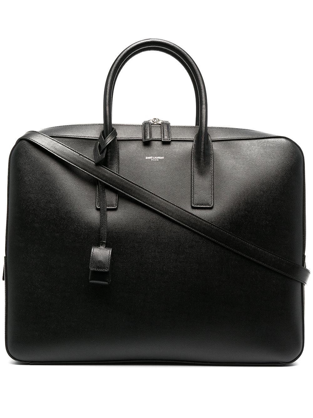 Saint Laurent Museum Briefcase In Black | Editorialist