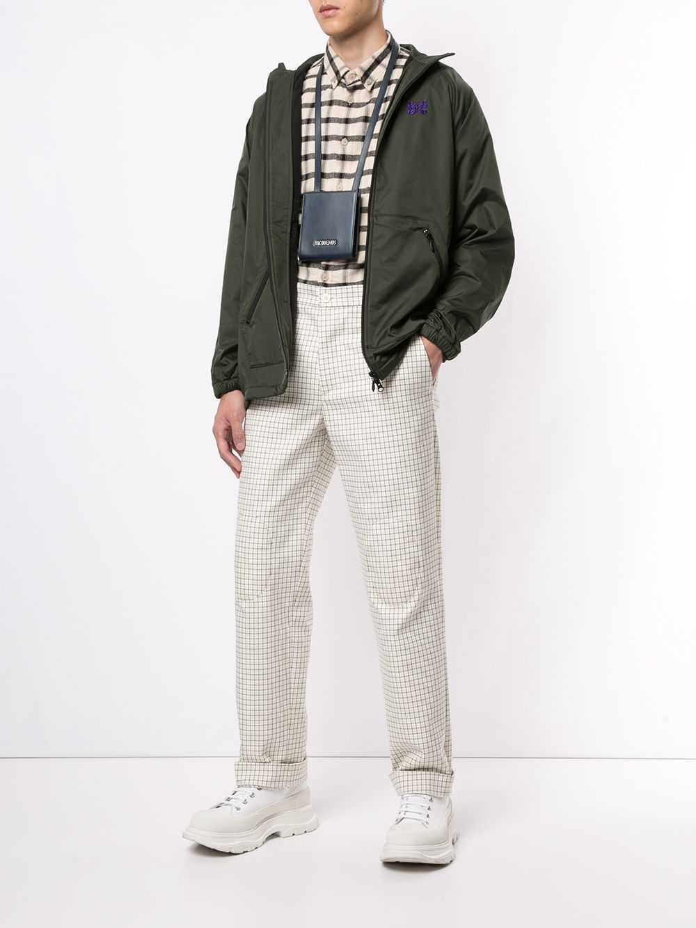 NEEDLES Butterfly Embroidered Lightweight Jacket
