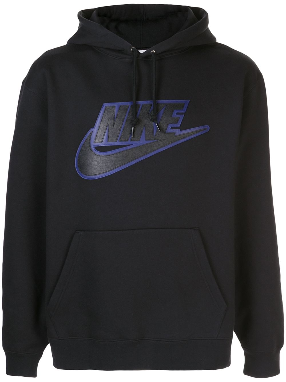 Supreme X Nike Eather-Appiqué Hoodie - Black | Editorialist