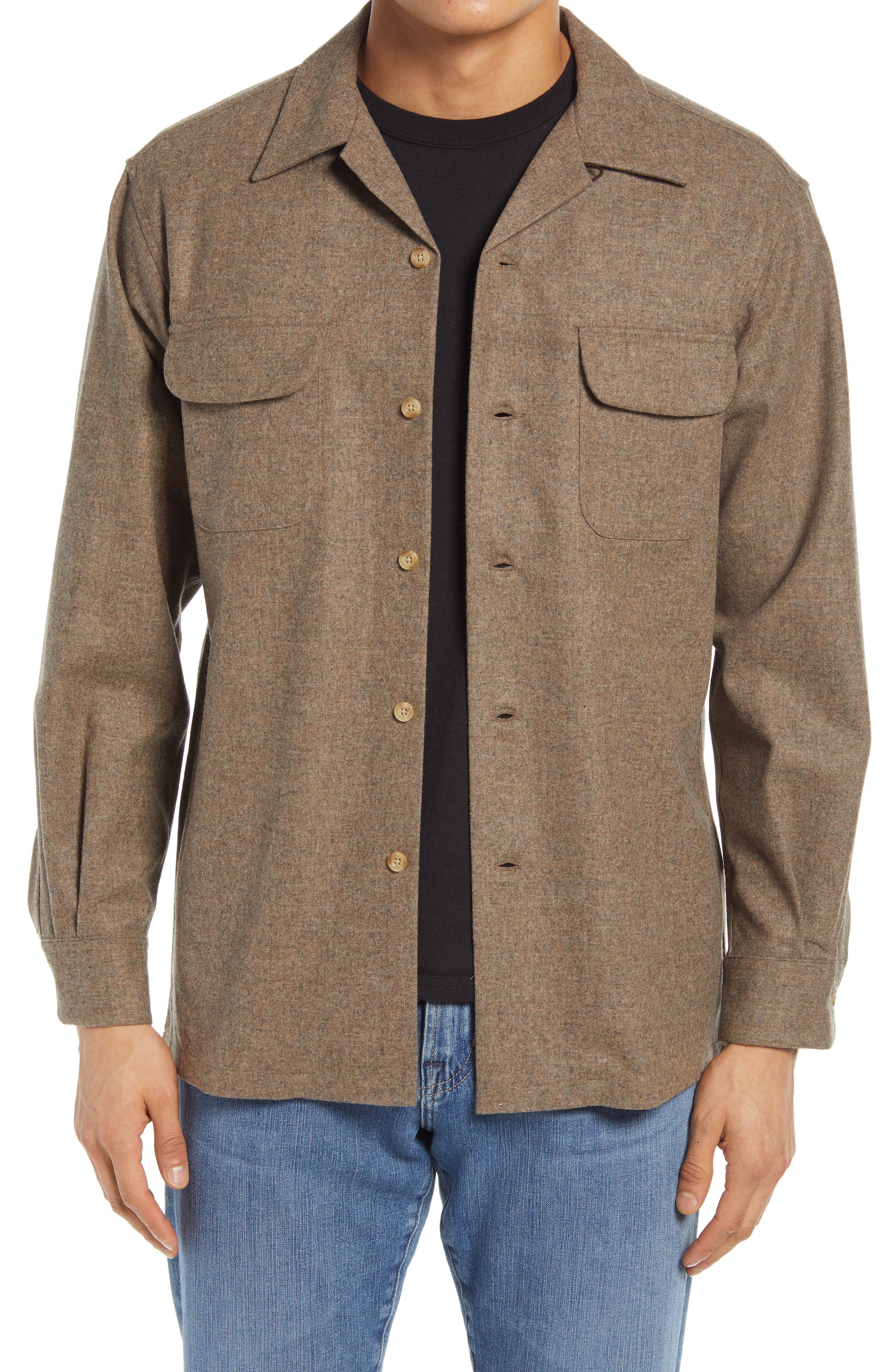 pendleton fleece lined shirt jacket