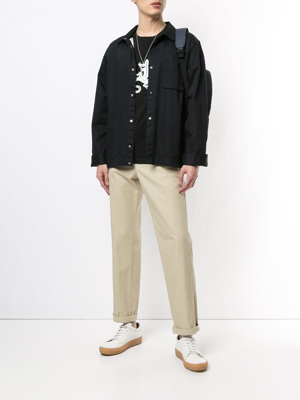 AGNES B. logo-print cotton t-shirt