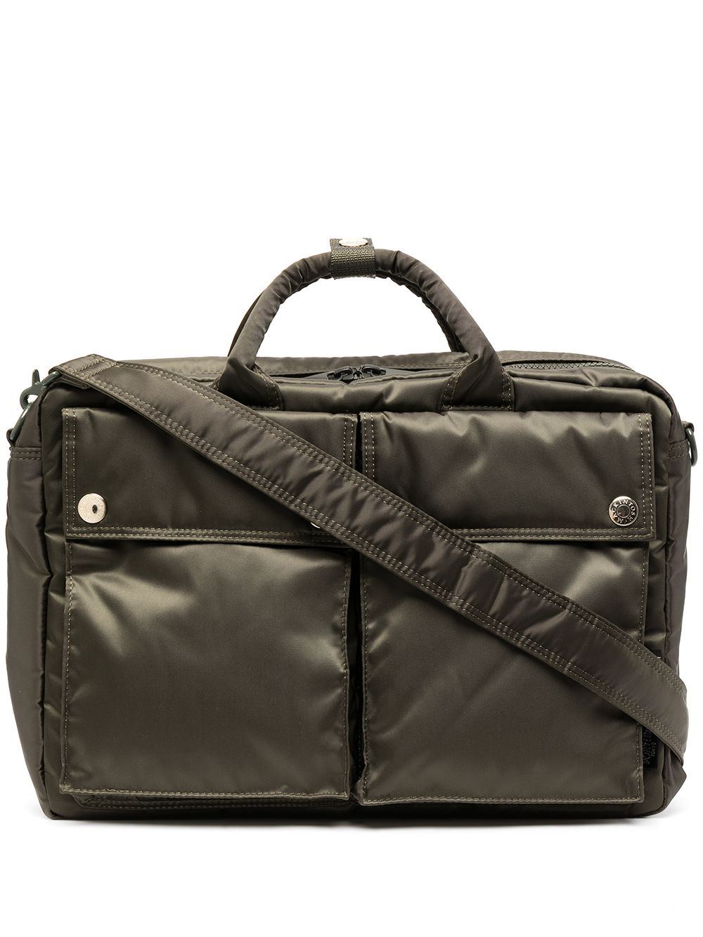 Porter-Yoshida & Co X Mackintosh Quilted Briefcase - Green