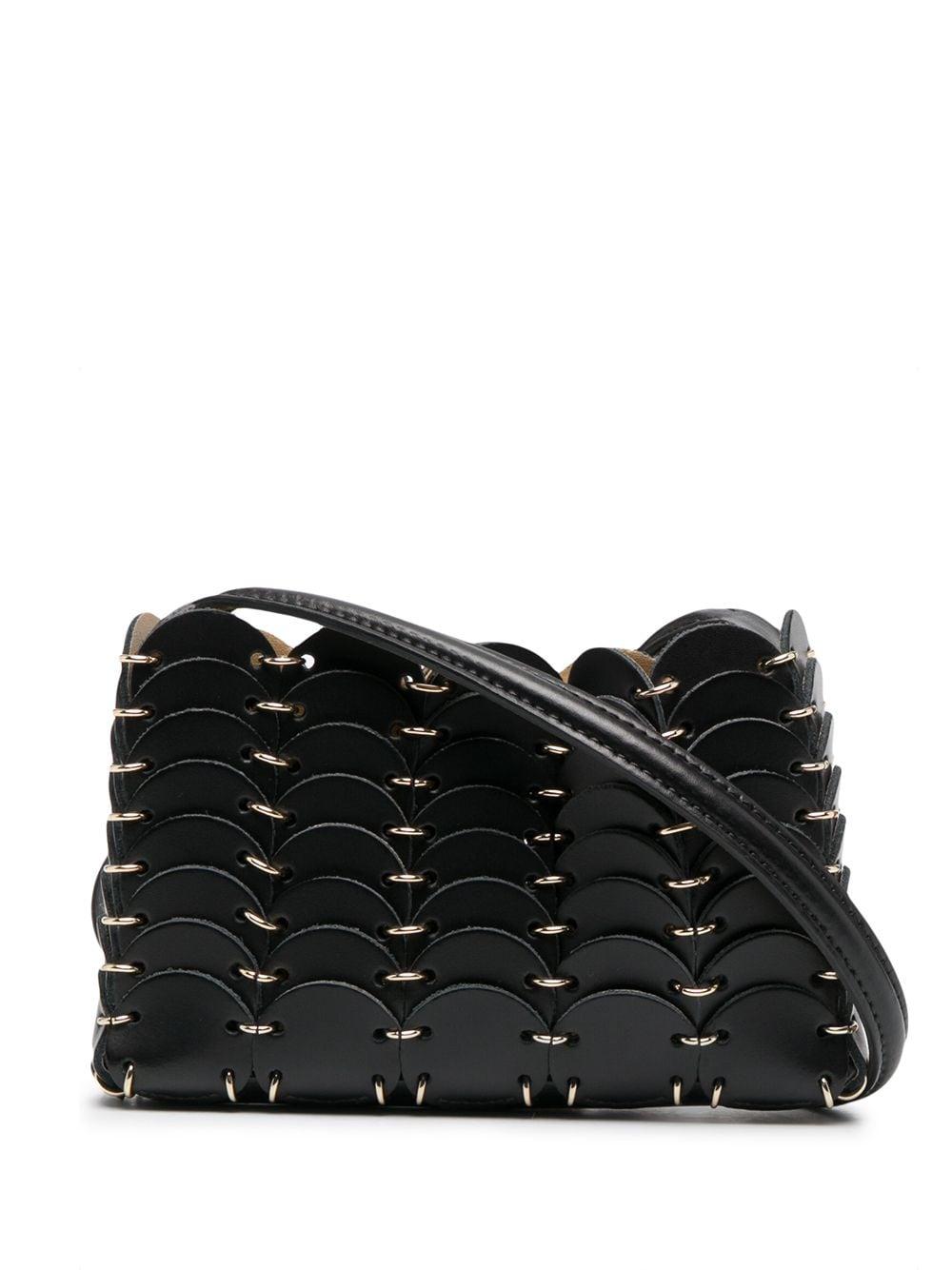 Paco Rabanne Disc-detail Mini Bag - Black | Editorialist