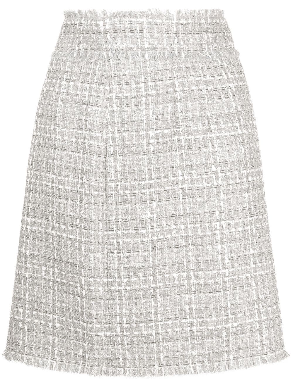 14295 Grey Silver Draped Wrap Skirt Dress