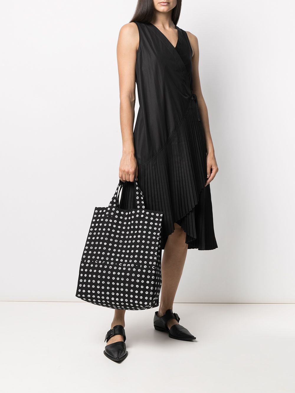 10 CORSO COMO Polka-Dot Print Tote Bag