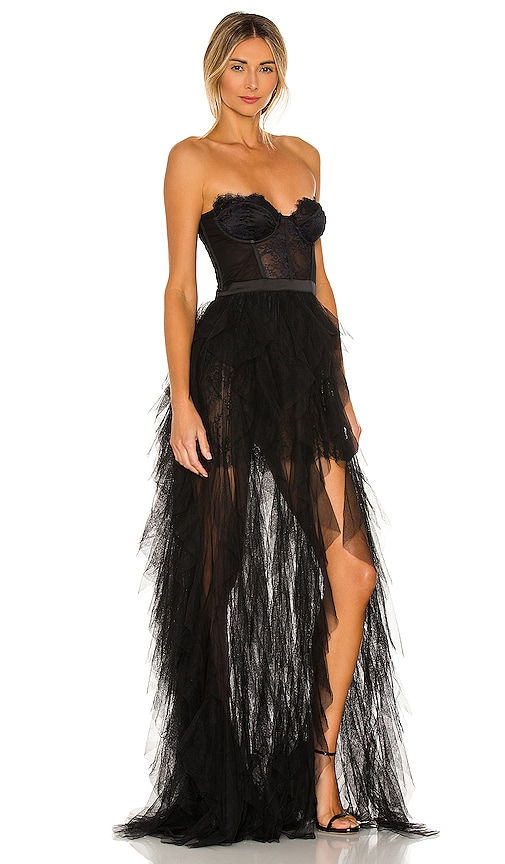 for love & lemons erika bustier maxi dress For Love & Lemons Erika Bustier Maxi Dress In Yellow - 51% Off