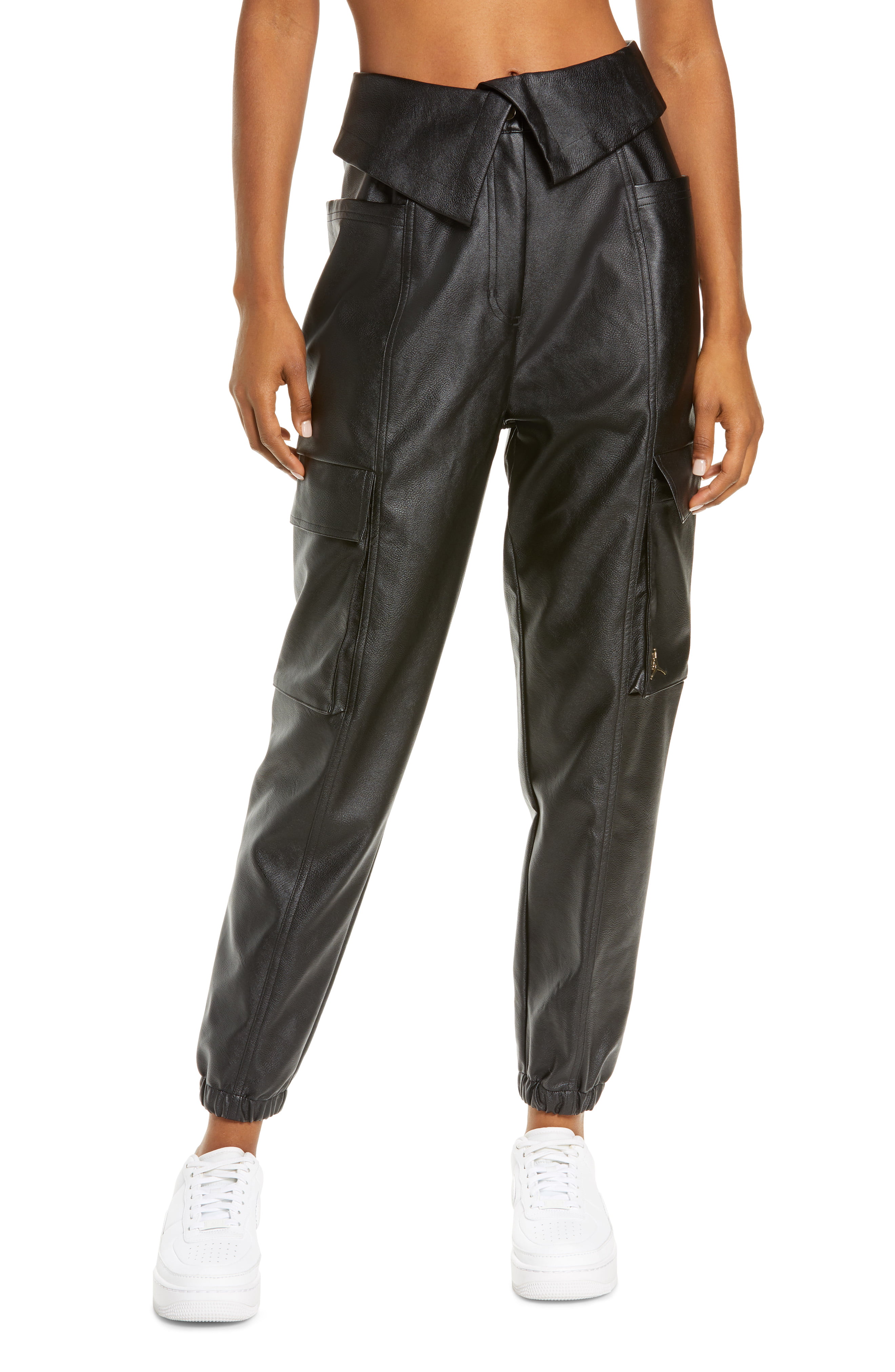 Leather utility pants Clearance
