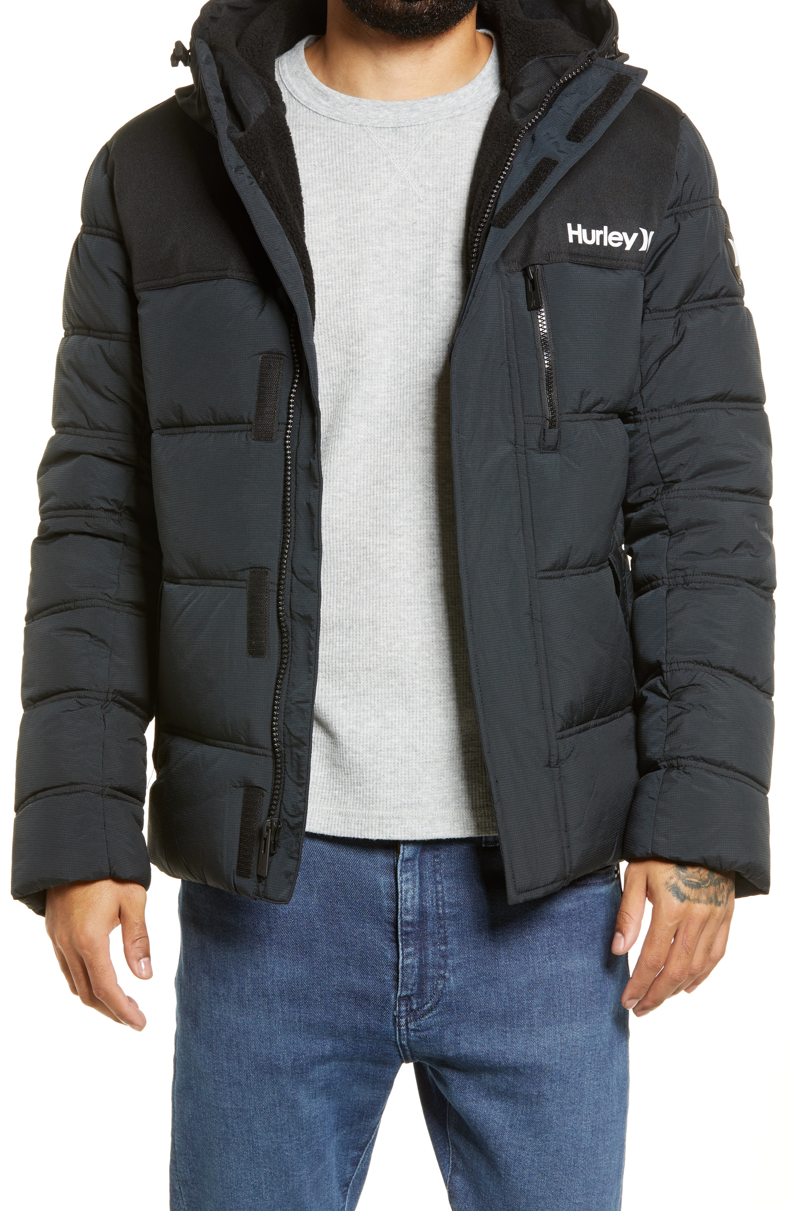 hurley down jacket