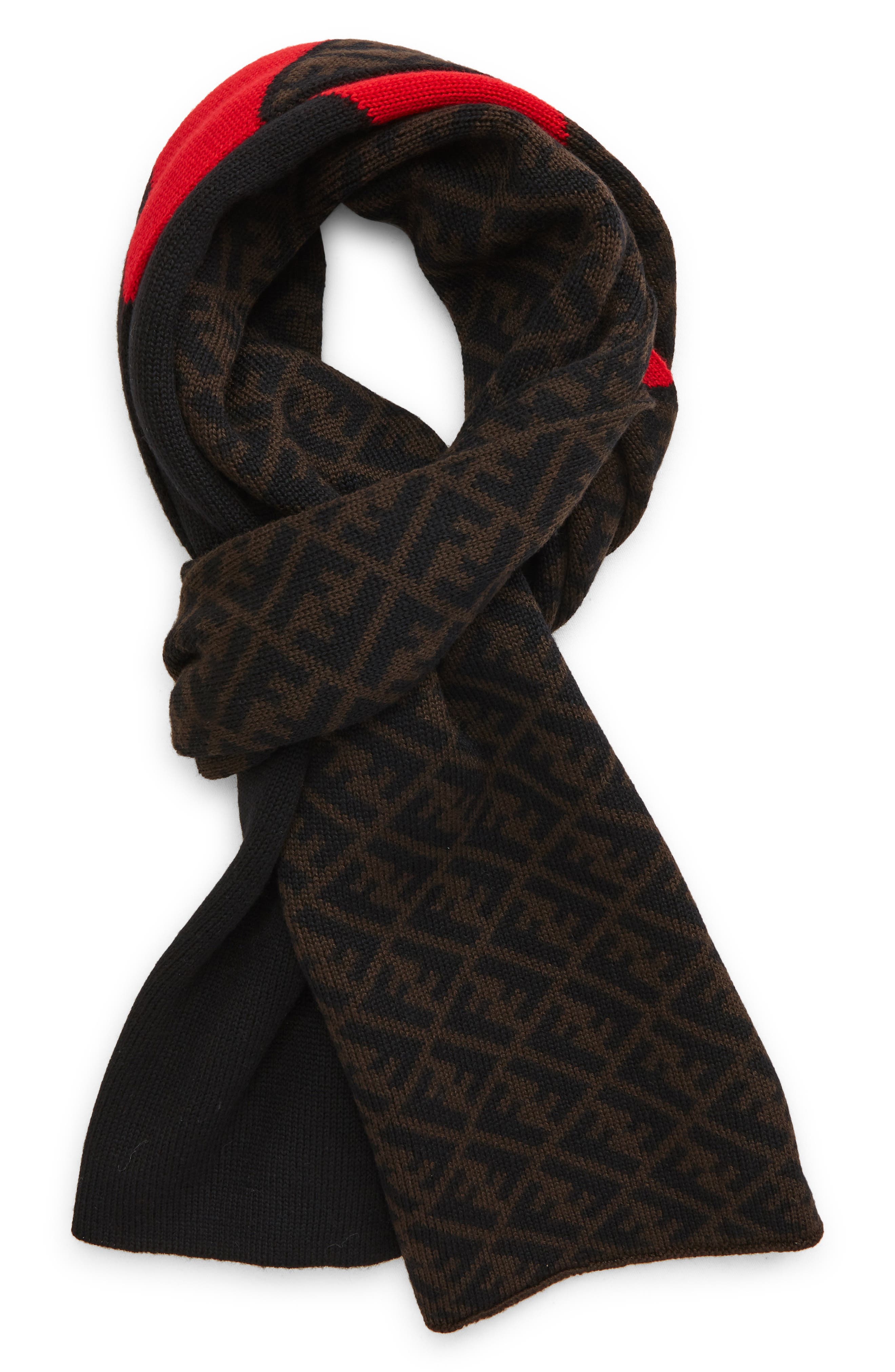 black fendi scarf