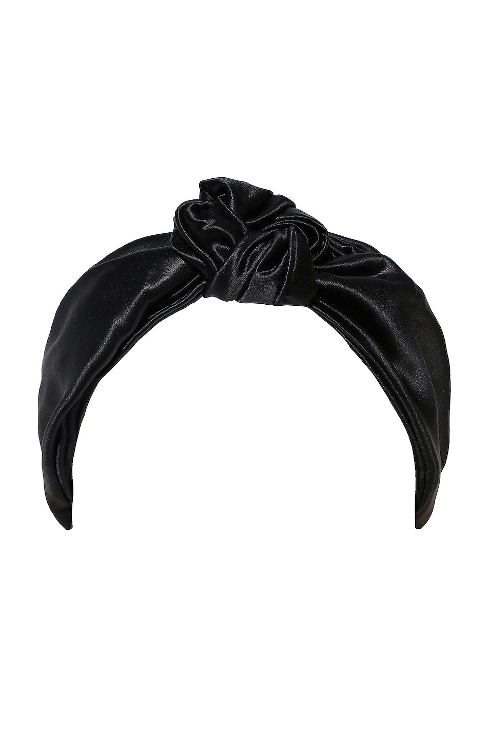 Slip Pure Silk The Knot Headband - Black | Editorialist display picture 2