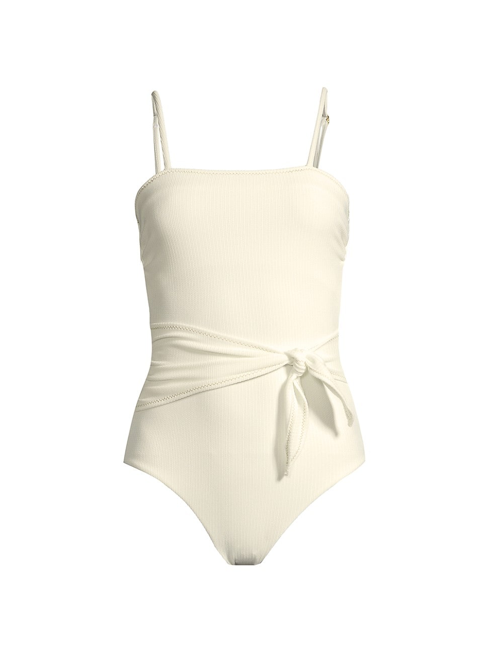 Suboo Women S Kaia Tie Side One Piece Swimsuit Ivory Editorialist