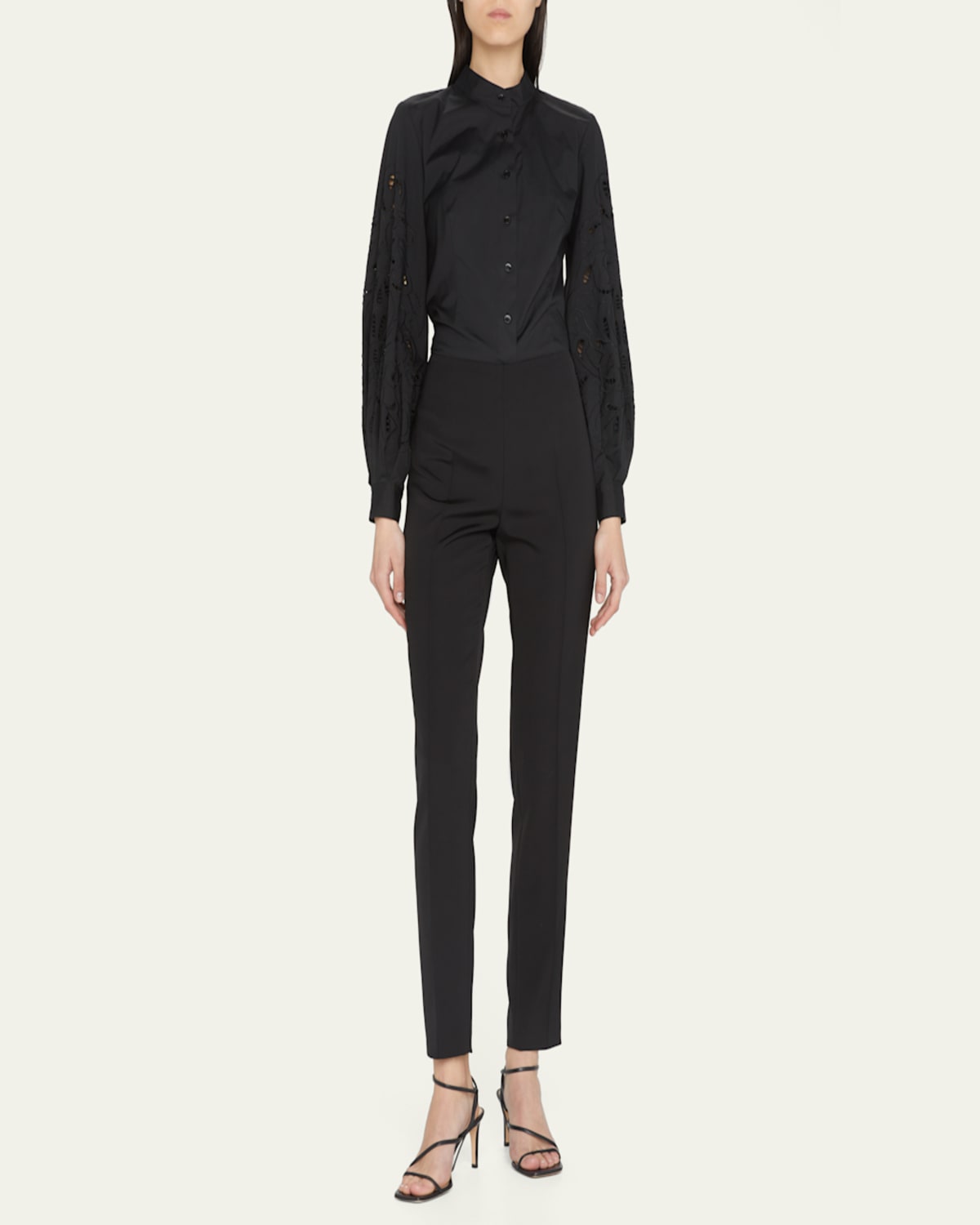 AKRIS Akris Melissa Silk Marocain Pants