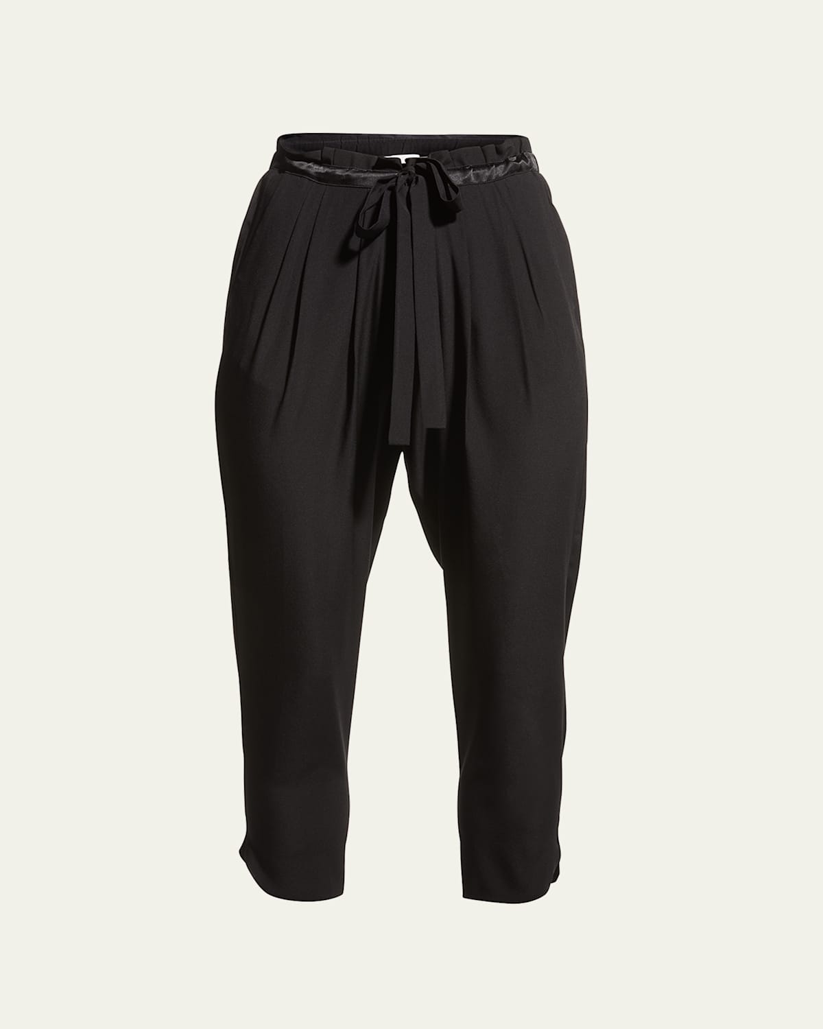 Ramy Brook Allyn Drawstring-Waist Jogger Pants - Black | Editorialist display picture 1