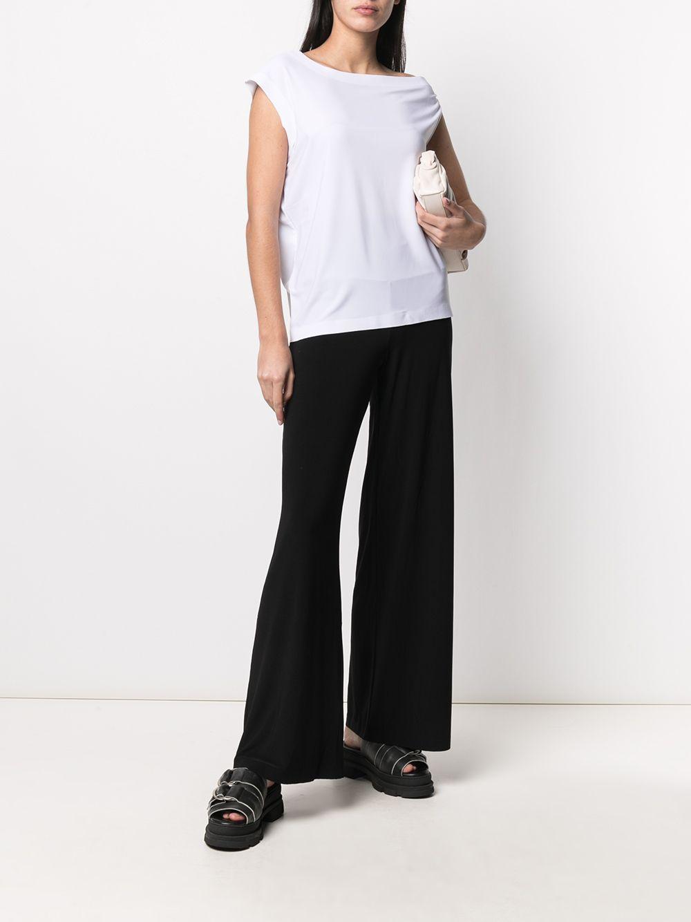 NORMA KAMALI Norma Kamali Mid-Rise Wide-Leg Trousers