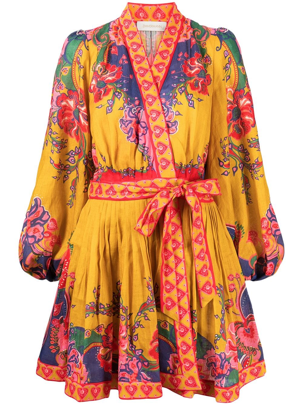 Zimmermann Lovestruck Wrap Dress In Yellow - 38% Off | Editorialist Zimmermann Lovestruck Wrap Dress In Yellow - 38% Off | Editorialist