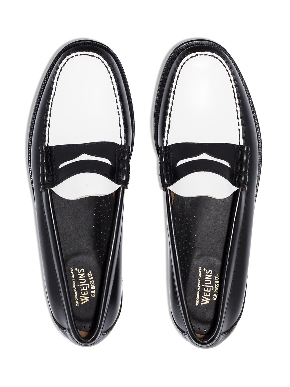 G.H.Bass Weejuns Larson Penny Strap Loafers - Black  display picture 1