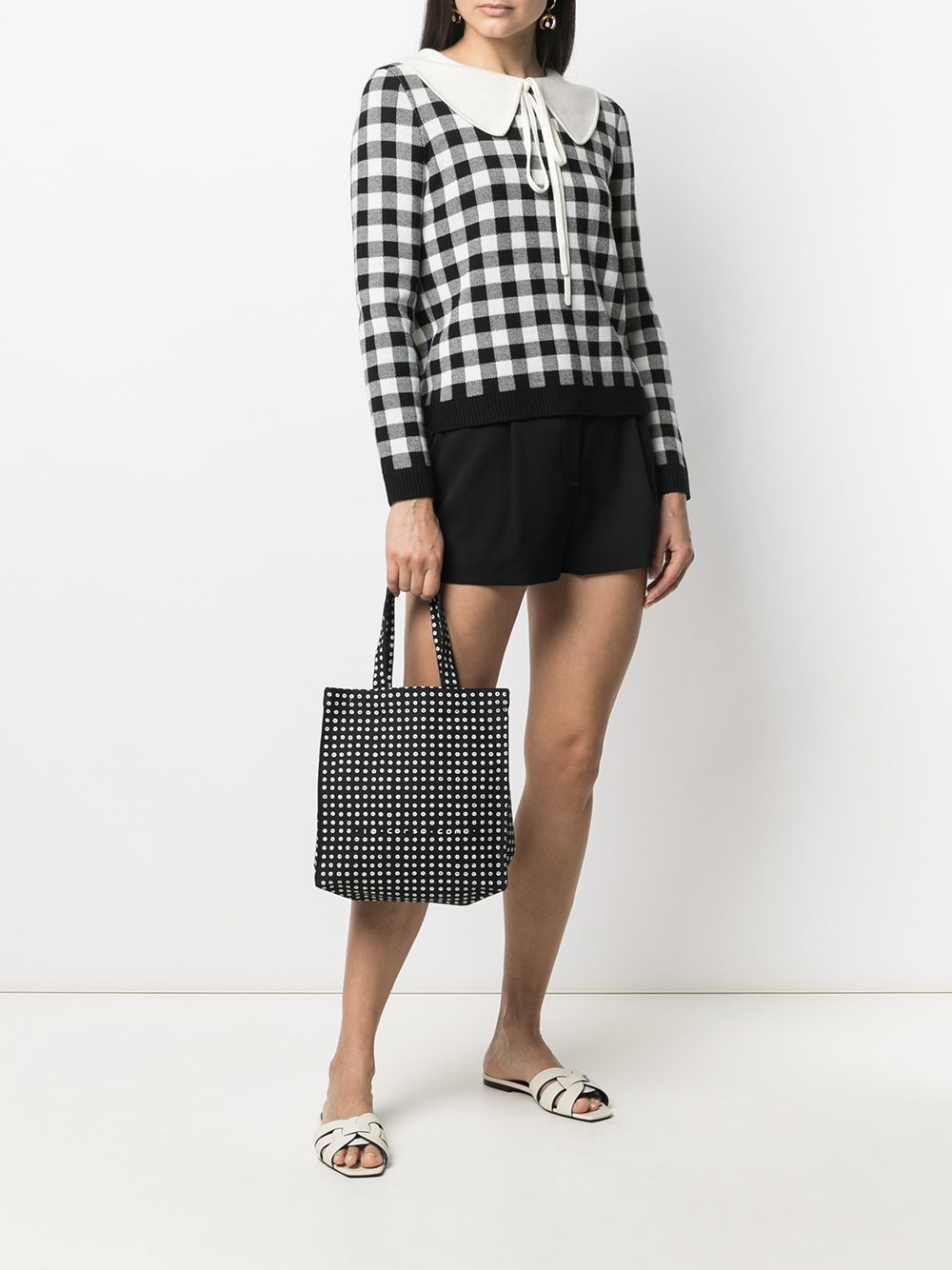 10 CORSO COMO Motif-Print Cotton Tote Bag