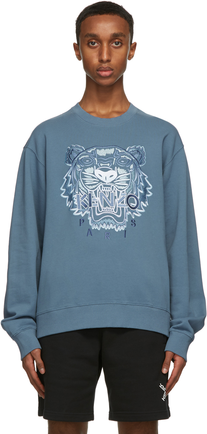 kenzo blue sweater