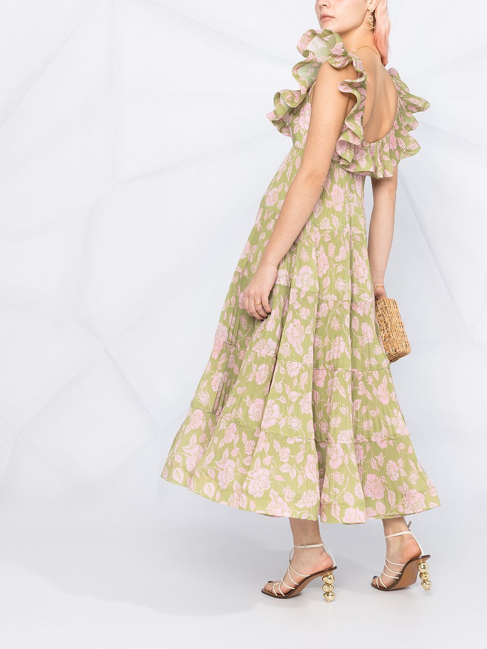 Zimmermann Lovestruck Dress Zimmermann The Lovestruck Natural Ink Rose Linen  Day Dress