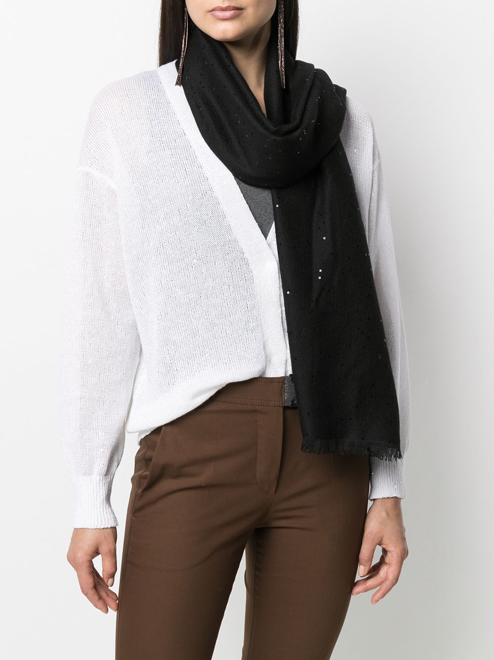 BRUNELLO CUCINELLI BRUNELLO CUCINELLI Sequin Scarf