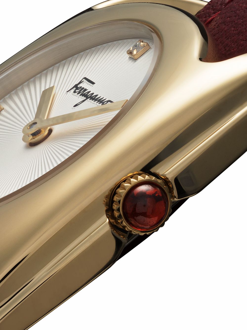 Ferragamo Vara Quartz Watch In White - 40% Off | Editorialist