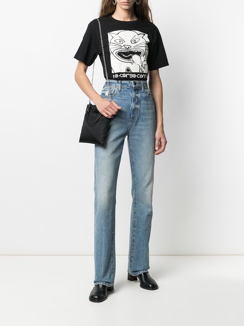 10 CORSO COMO 10 CORSO COMO Cat-Print Cotton T-Shirt
