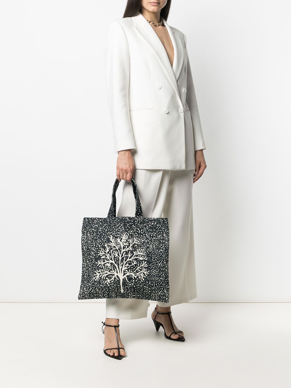 10 CORSO COMO 10 CORSO COMO Tree-Print Tote Bag