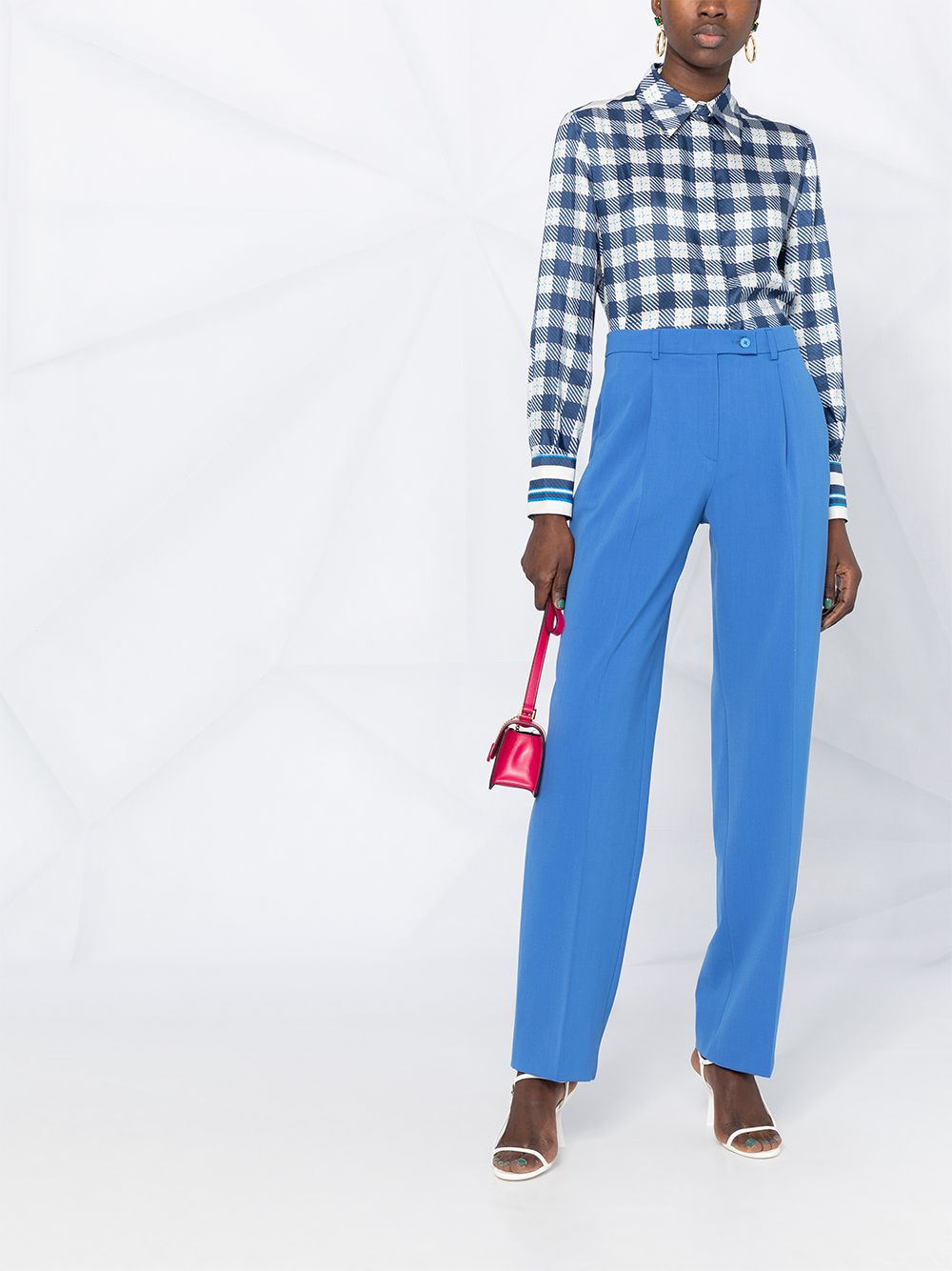 ALBERTA FERRETTI Alberta Ferretti Straight-Leg Tailored Trousers