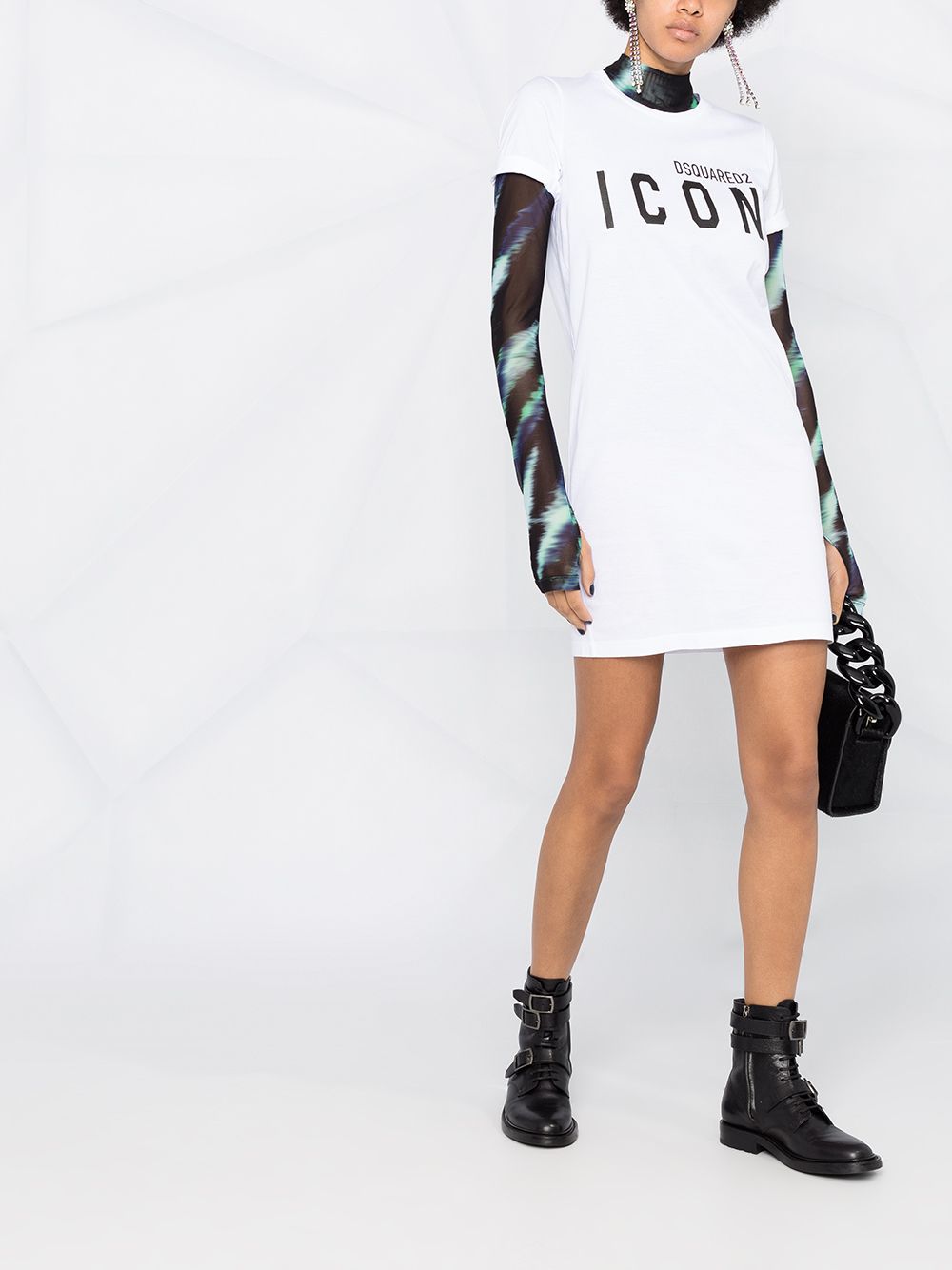 dsquared t shirt dress Dsquared2 Logo-print T-shirt Dress