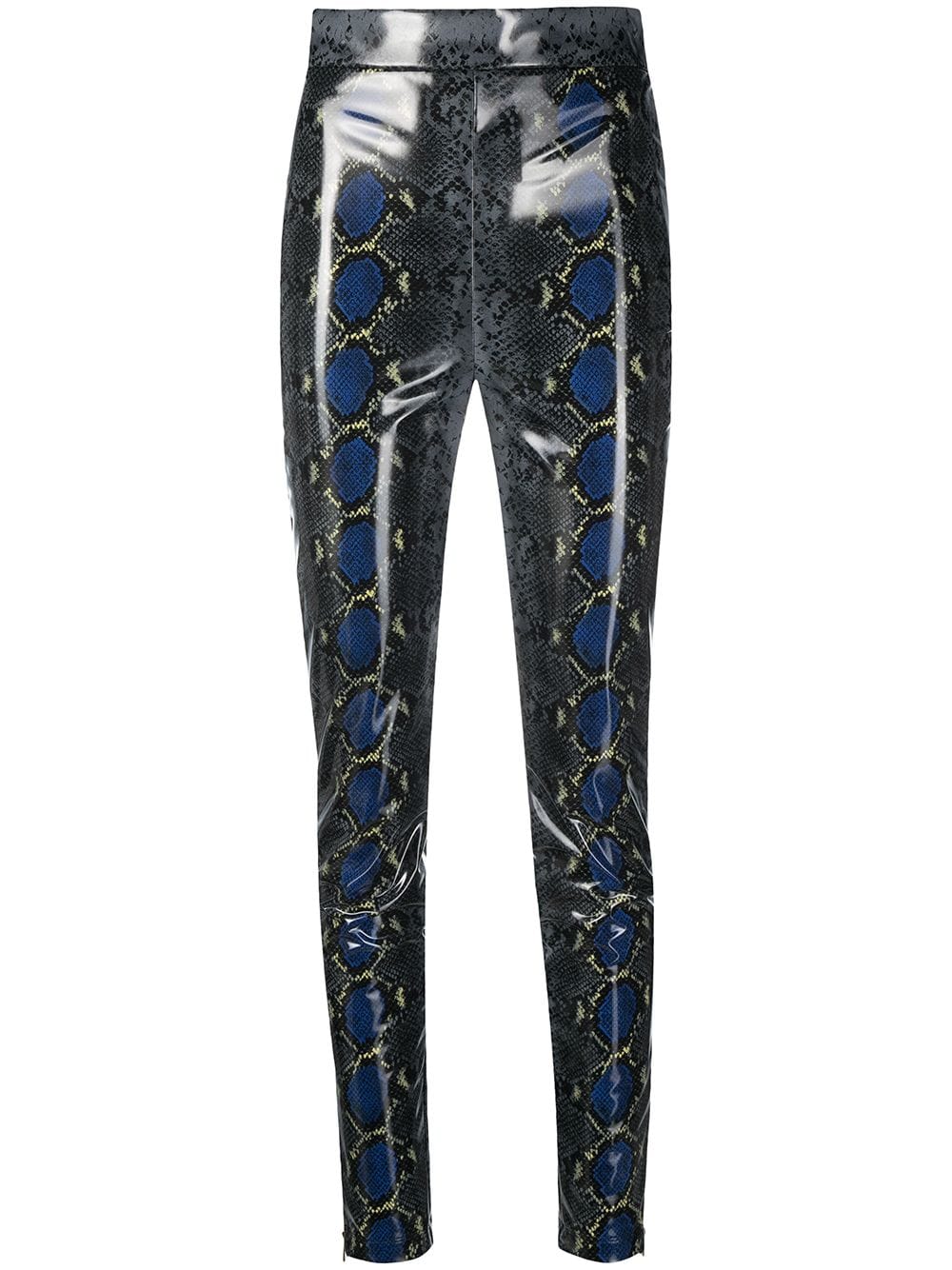 Versace White And Black Rodeo Barocco Leggings Editorialist
