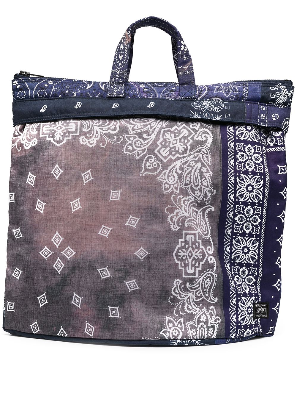 Neighborhood Bandana Print Tote Bag In Blue - 40% Off | Editorialist