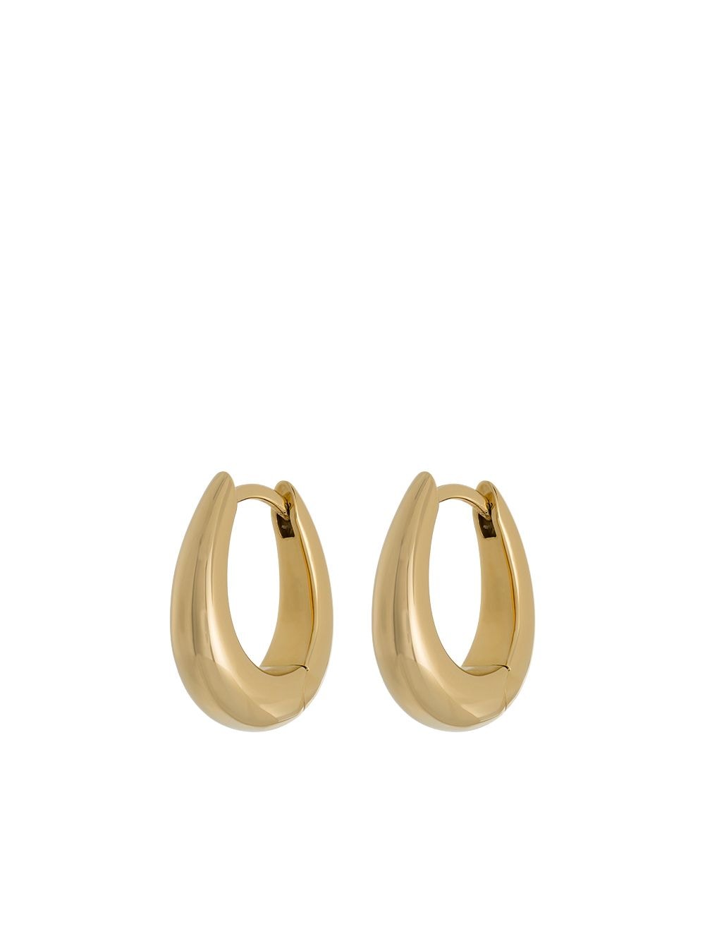 Tom Wood Classic Small Hoop Earrings - Gold | Editorialist