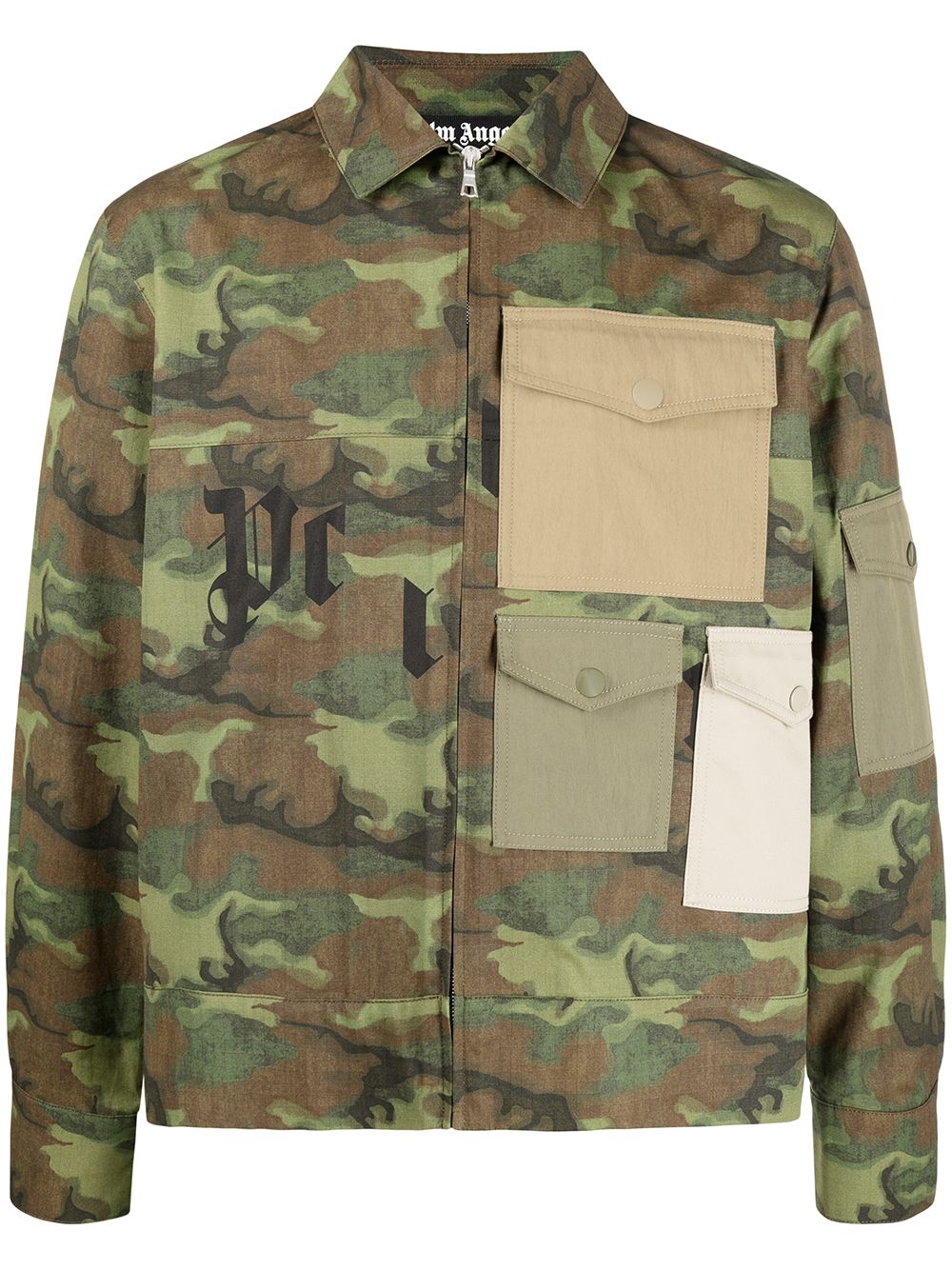 PALM ANGELS PALM ANGELS Camouflage Print Pocket Shirt