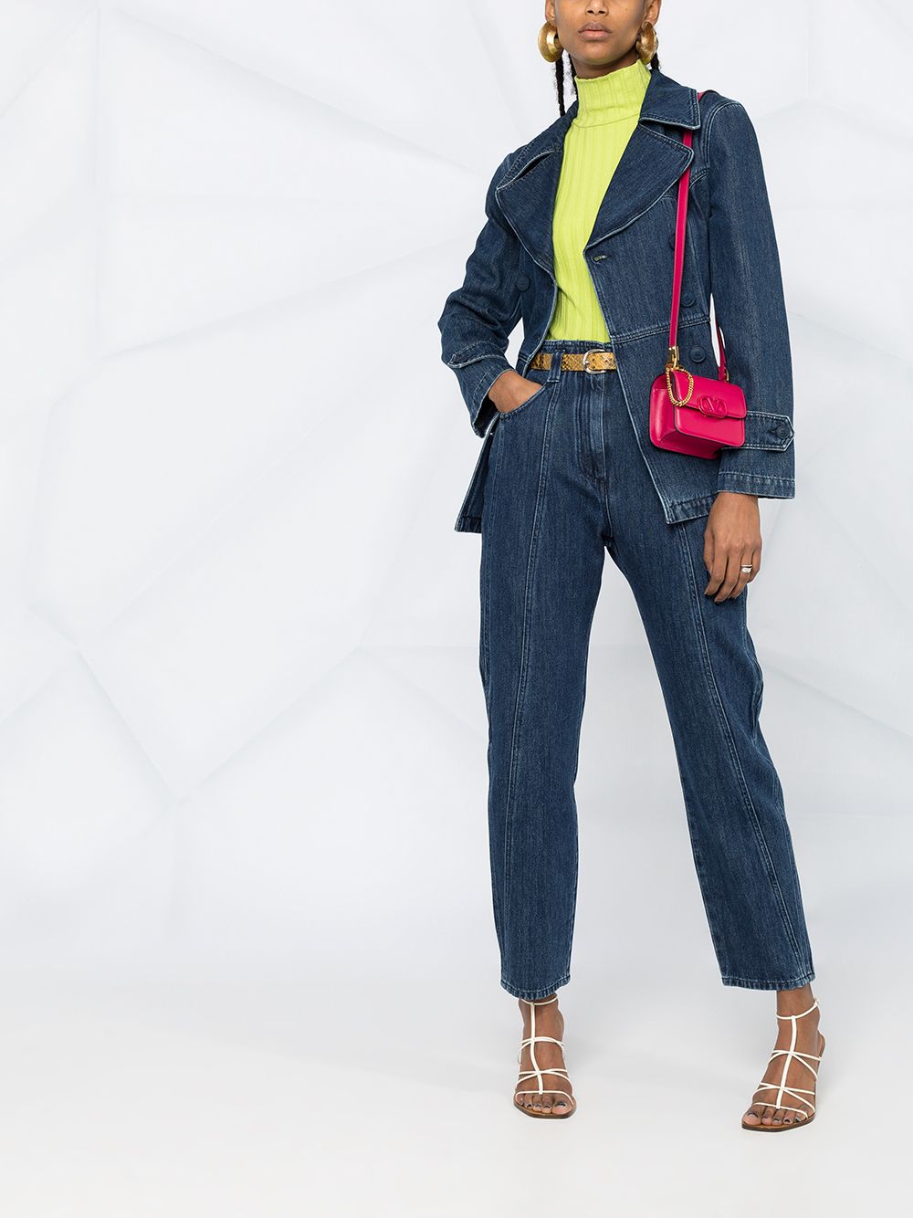 ALBERTA FERRETTI Alberta Ferretti High-Rise Straight Jeans