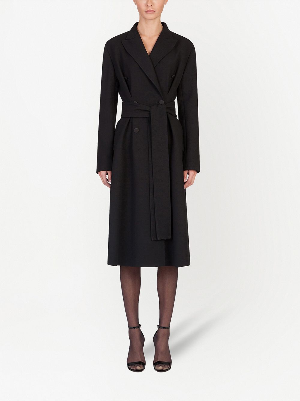 DOLCE & GABBANA Dolce & Gabbana Belted Double-Breasted Coat