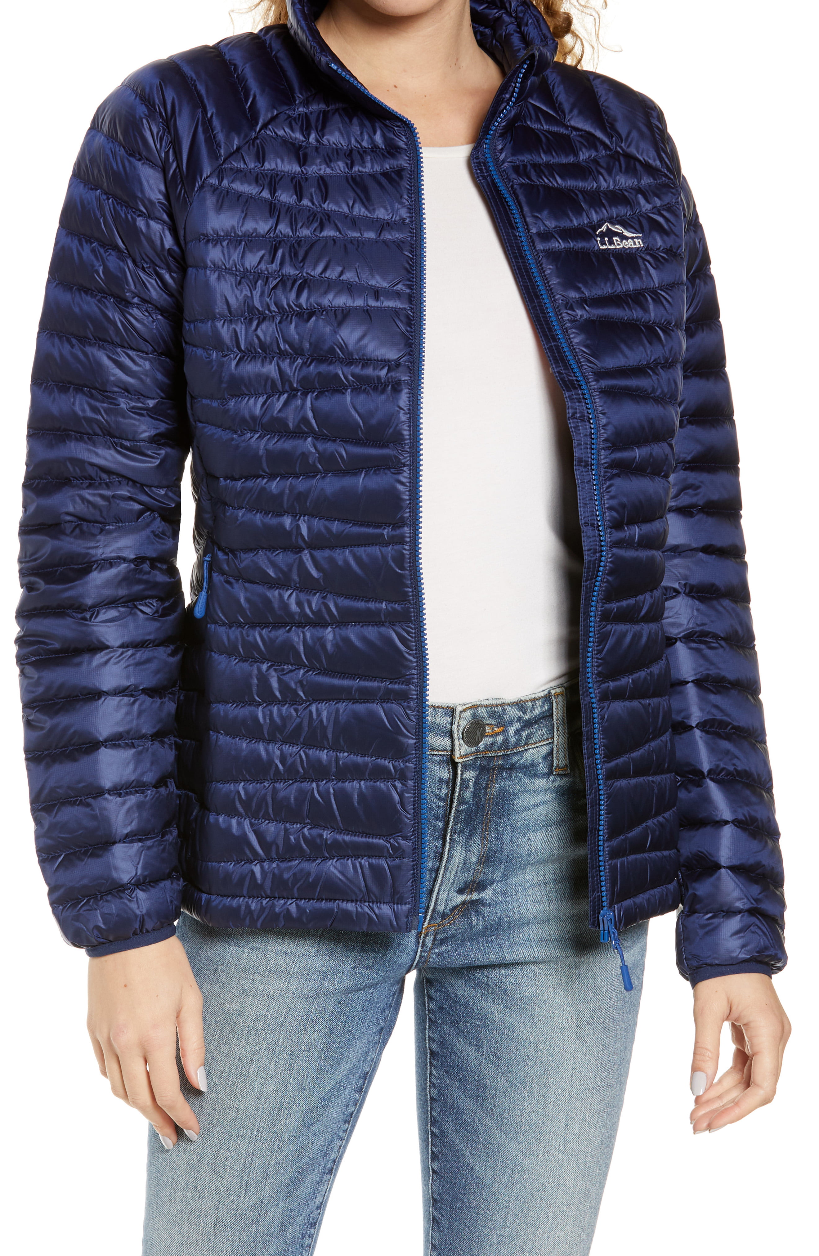 L.L.Bean Ultralight 850 Fill Power Down Jacket - Blue | Editorialist