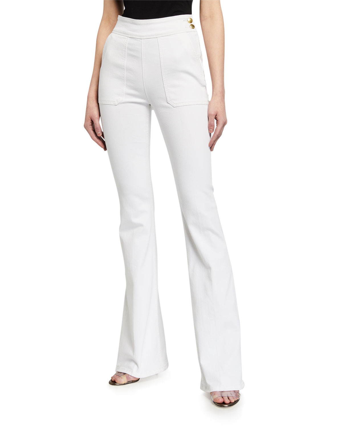 Frame white flare jeans Clearance