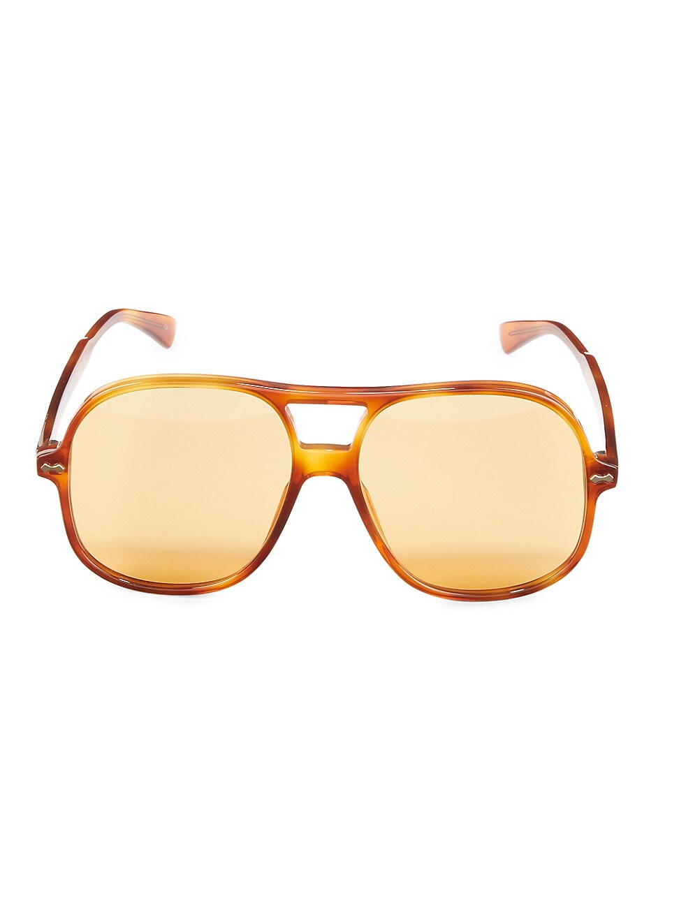 Gucci 58mm Round Sunglasses - Havana | Editorialist display picture 3