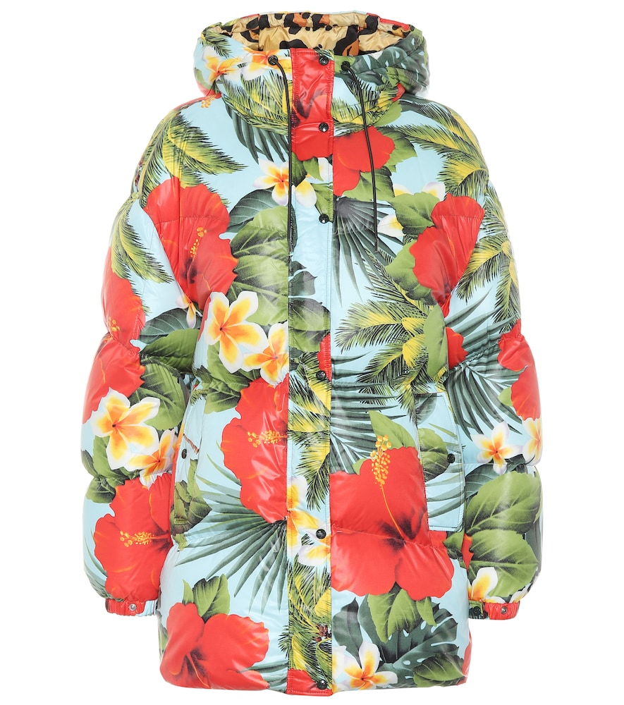 Moncler Richard Quinn Mary Floral Puffer Jacket - Multicoloured