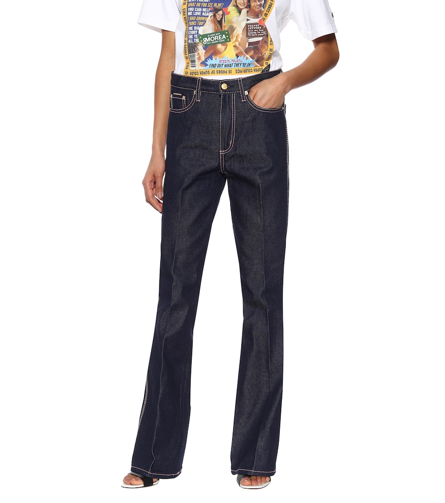 Eytys Oregon Raw Flared Jeans In Blue - 40% Off | Editorialist