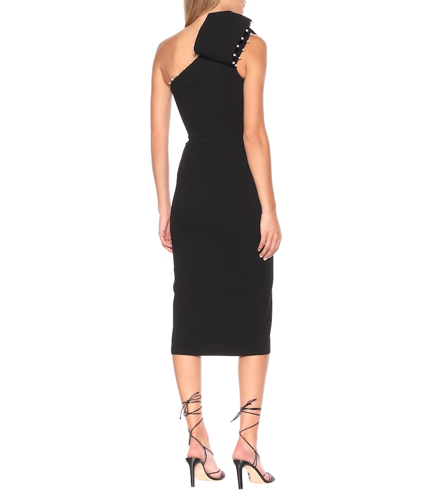 knee length dresses for ladies Narcissa Midi Dress Black Size 8