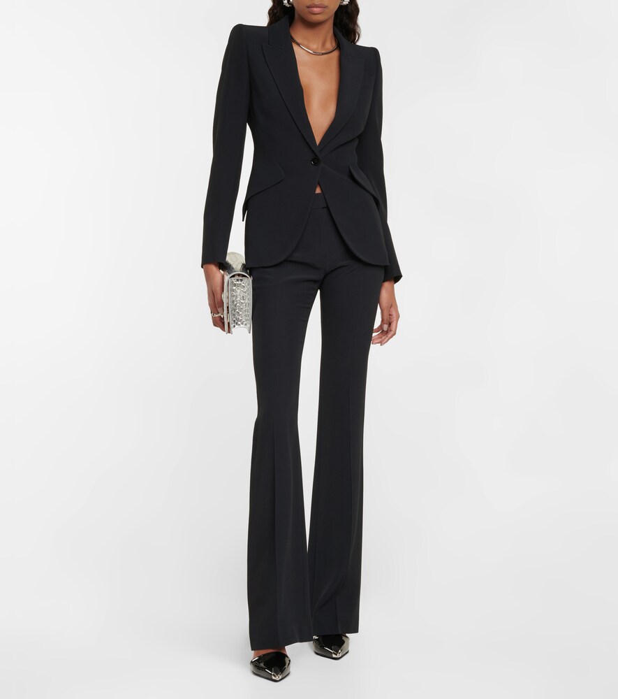 ALEXANDER MCQUEEN McQueen Mid-Rise Flared Pants