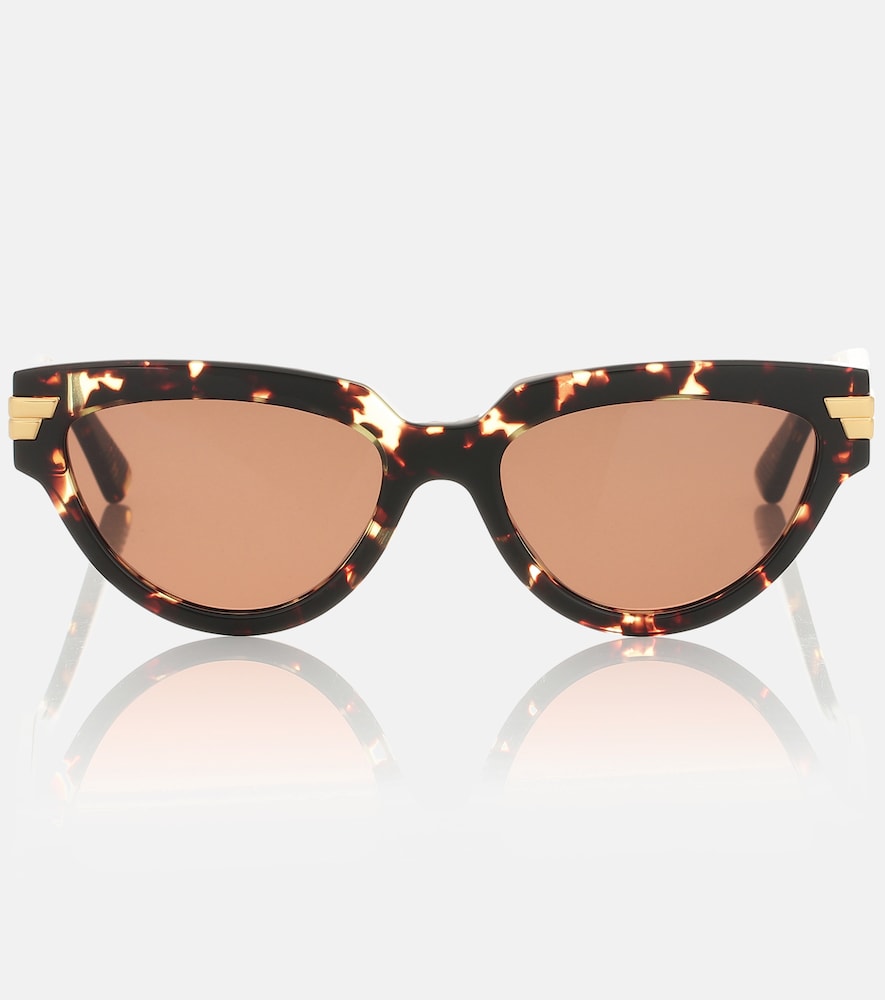 Bottega Veneta Cat-Eye Sunglasses - Brown | Editorialist display picture 1