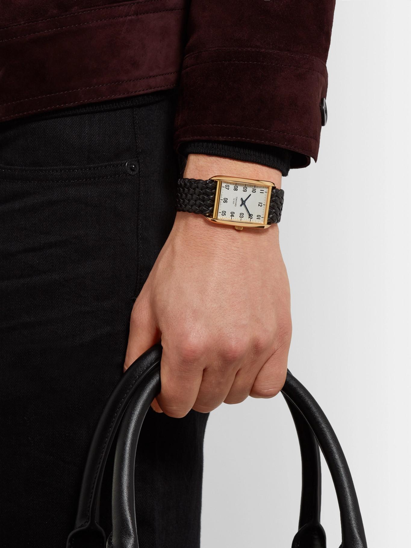 Tom Ford Gold Red Strap Watch! Stunning! Tom Ford main image 2