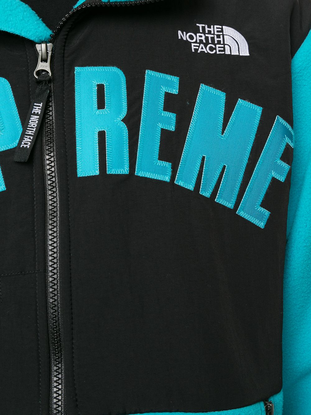 Supreme X The North Face Arc Logo Denali Fleece Jacket - Blue