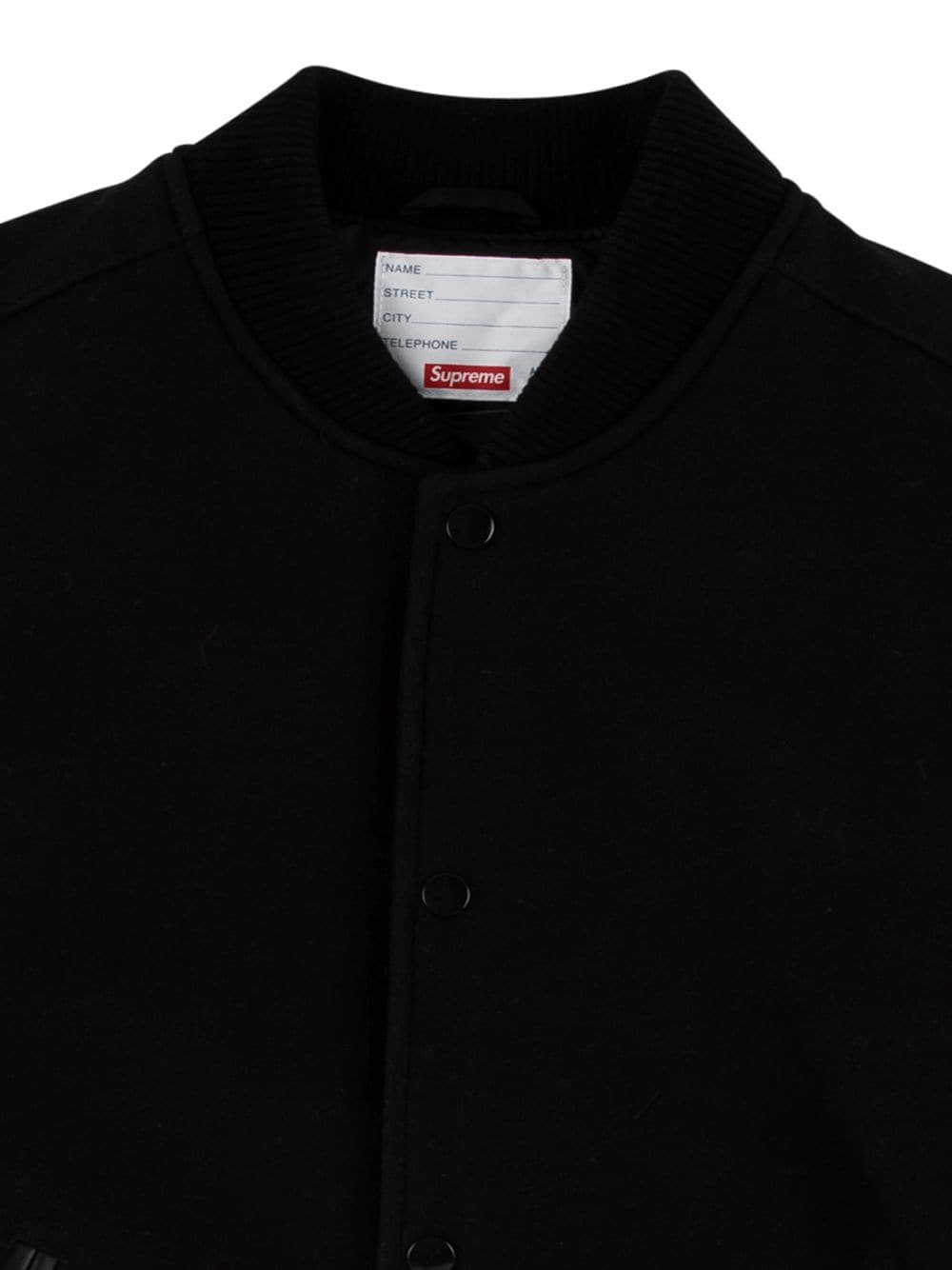 Supreme Motion Logo Varsity Jacket - Purple | Editorialist
