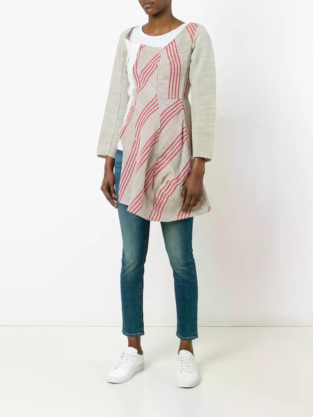 COMME DES GARÇONS Deconstructed Wool-Cotton Blend Dress
